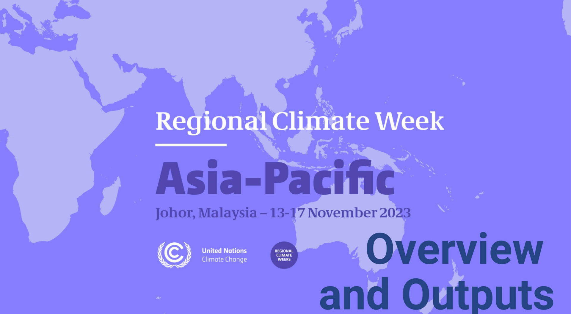 Regional Climate Week Reports | UNFCCC